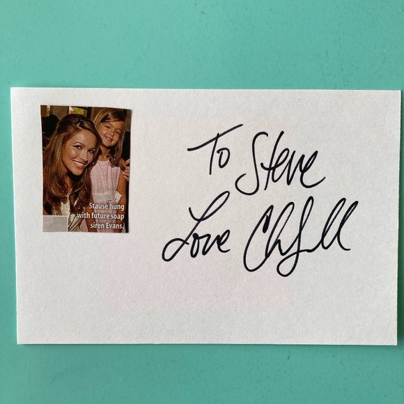 Other | Chrishell Stause Signed Inscribed Index Card 4x6 All My ...